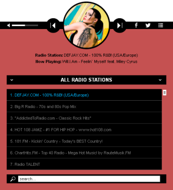 Shoutcast Radio Player - WordPress Plugin